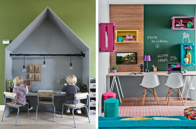 Creative Studycorners in Kidsrooms - Kids Interiors