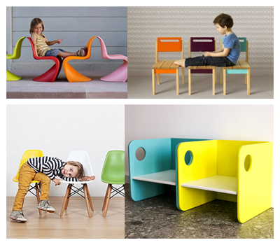 Design kids chairs on Kids Interiors