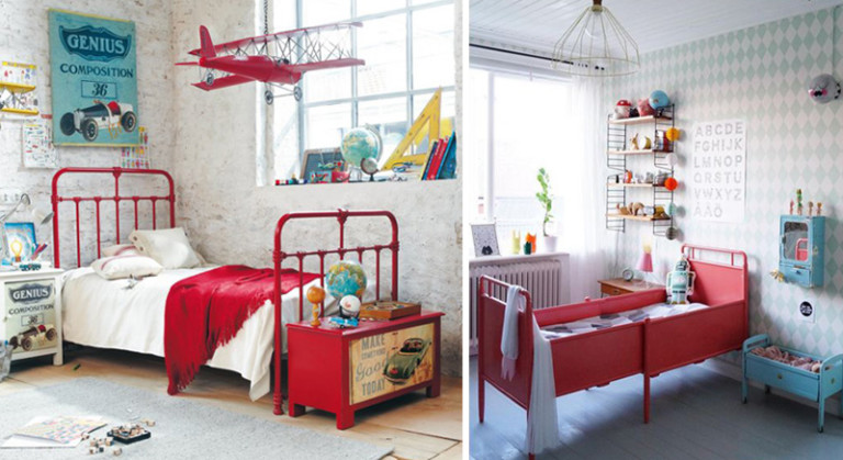 Tips on Using Red in Boysrooms - by Kids Interiors