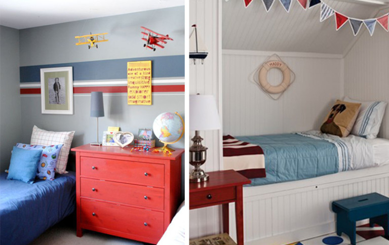 Tips on Using Red in Boysrooms - by Kids Interiors