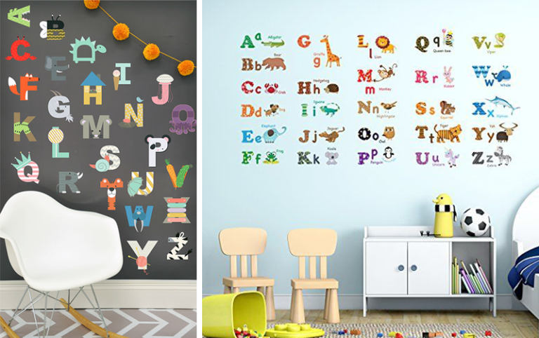 Wall Decals in Kids Rooms - by Kids Interiors