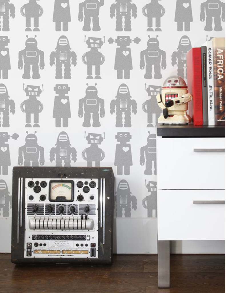 Fun Wallpaper for Boysrooms - by Kids Interiors