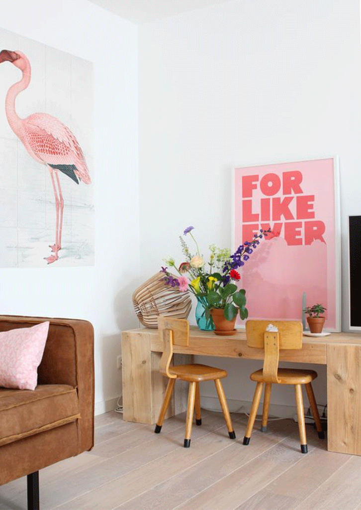 FLAMINGOS IN KIDS INTERIORS - Kids Interiors