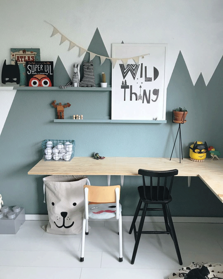 The Study Area in a Kid's Room - by Kids Interiors