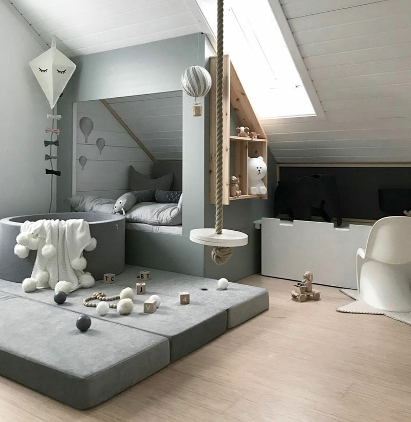How To Create A Stylish Attic Kid s Room How To Create A Stylish Attic Kid s Room