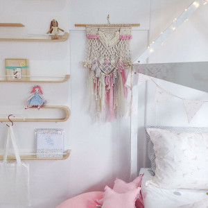 Macramé in Kids Interiors - wallhangings, mobiles, swings..