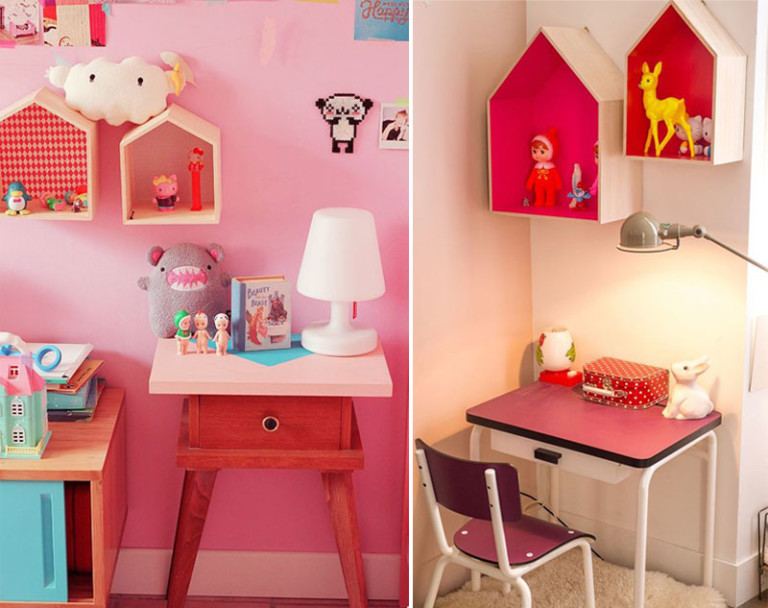 Girls' Rooms with Red Accents - by Kids Interiors
