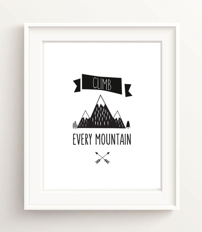 Mountain Motifs in Kids' Rooms - by Kids Interiors
