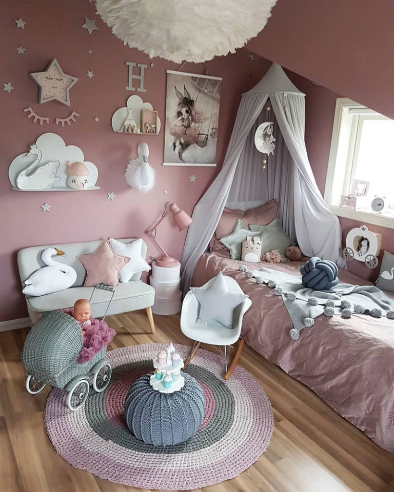 BEAUTIFUL GIRLS' ROOMS WITH GREY - Kids Interiors