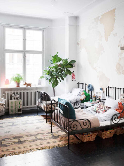 KIDS' ROOMS WITH WORLD MAPS - Kids Interiors