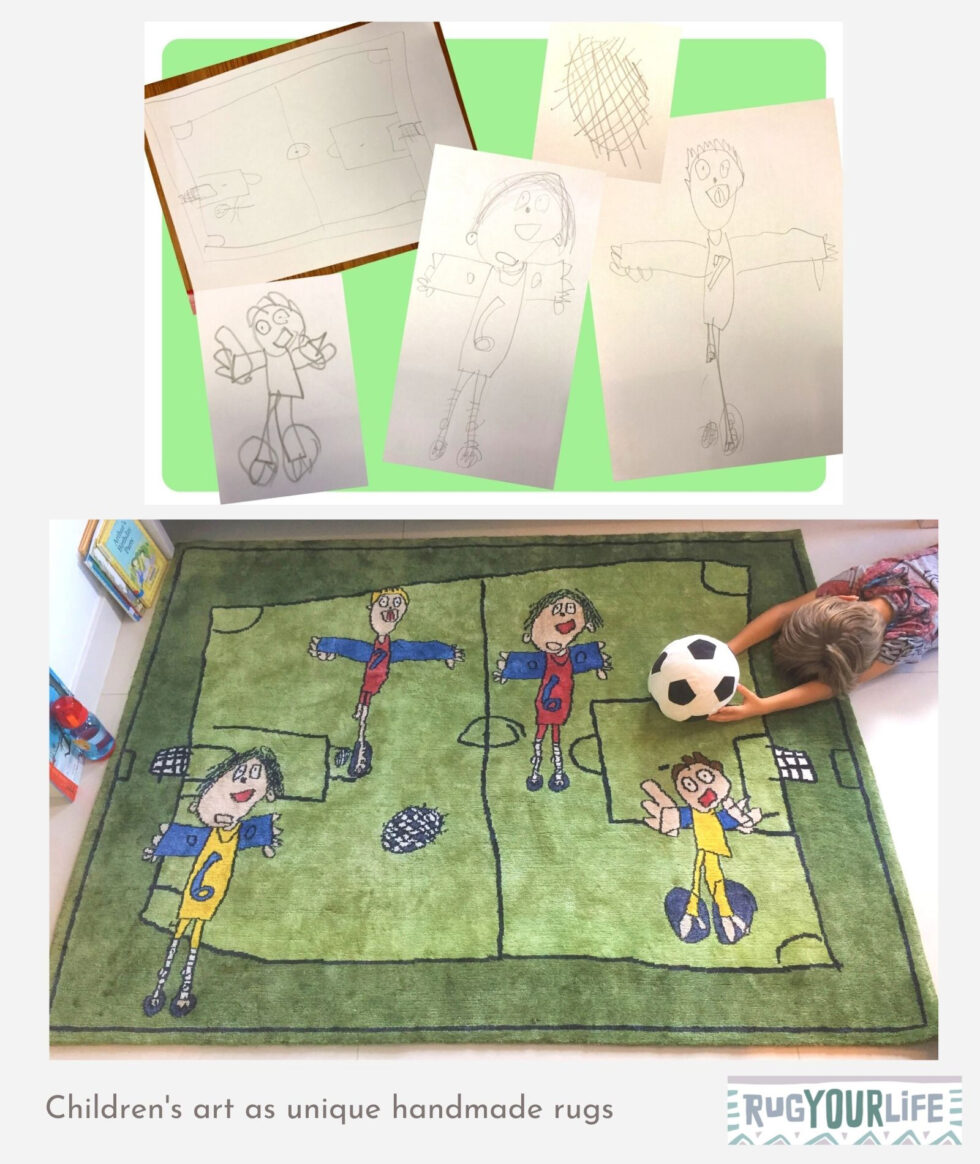 RUGS MADE WITH YOUR CHILD'S DRAWING BY RUG YOUR LIFE - Kids Interiors