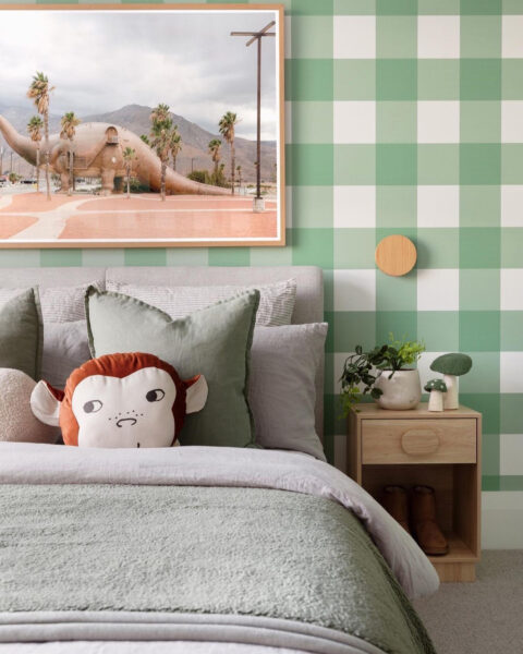 BRINGING THE CHECK PATTERN INTO THE KID'S ROOM - Kids Interiors